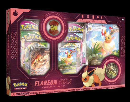 Flareon VMAX Premium Collection Box - Coded Yellow