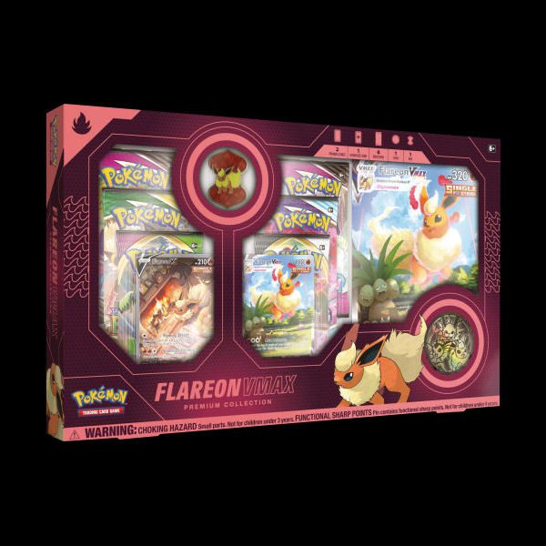 Flareon VMAX Premium Collection Box - Coded Yellow