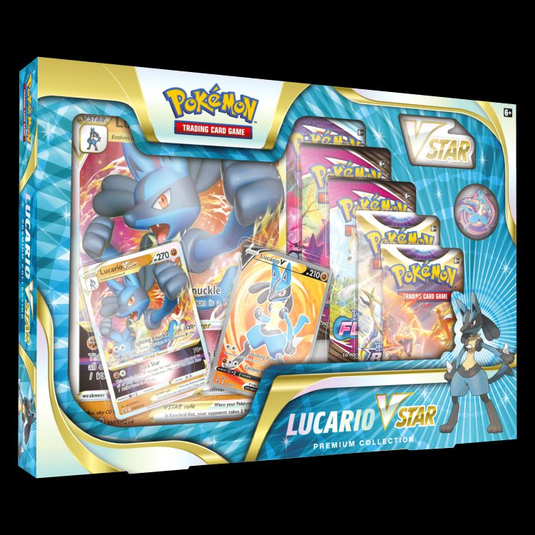 Lucario VSTAR Premium Collection Box - Coded Yellow