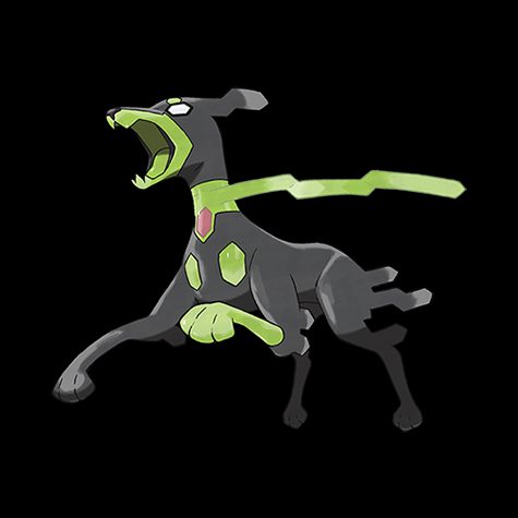 Zygarde Pokédex 718 & Card List - Coded Yellow