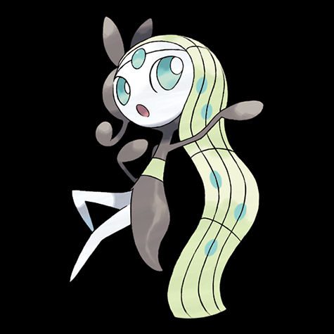 Meloetta Pokédex 648 & Card List - Coded Yellow