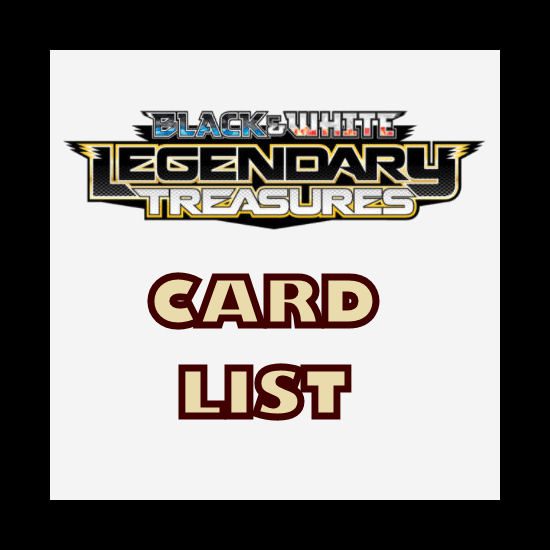 BW Legendary Treasures Card List - Coded Yellow