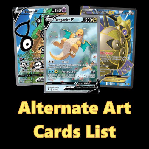 Pokémon Alternate Art Cards List & Gallery - Coded Yellow