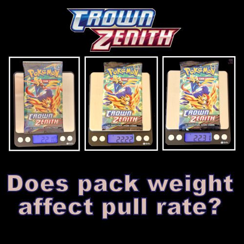 Crown Zenith Pack Weight Test - Coded Yellow