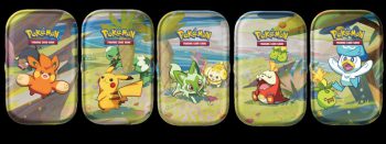 Paldea Friends Mini Tins Info & Contents - Coded Yellow