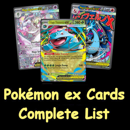 Complete List of ex Cards with Gallery - Coded Yellow