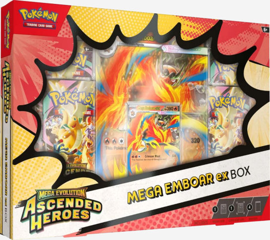 Ascended Heroes Mega ex Boxes - Coded Yellow
