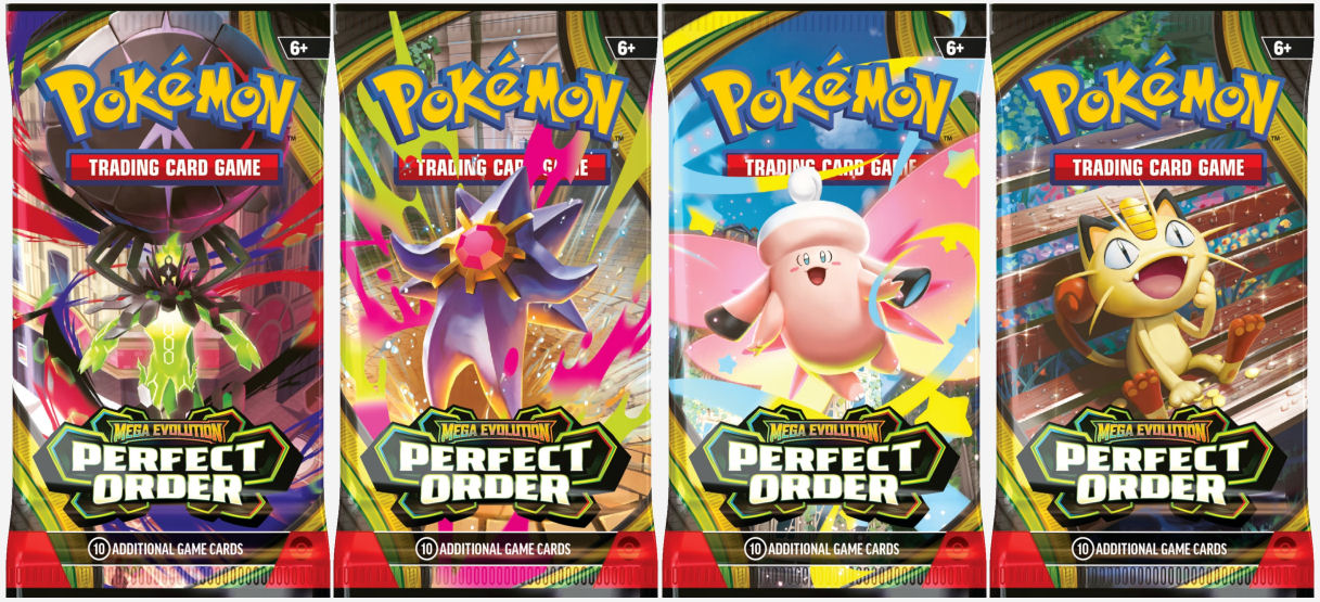 Pokémon Booster Pack Artwork Timeline 2016-2026 - Coded Yellow