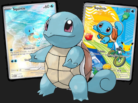 Squirtle Pokémon Cards Gallery - Coded Yellow
